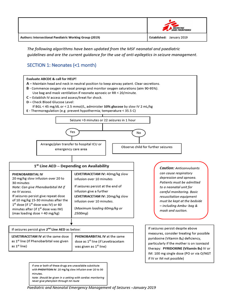 New Paediatric Emergency Seizure Management Protocol Final - 2020-2 ...