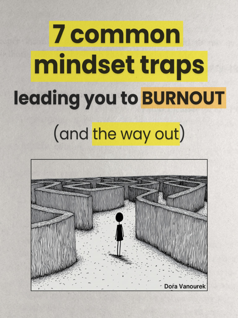 7 common mindset traps leading you to burnout | PDF