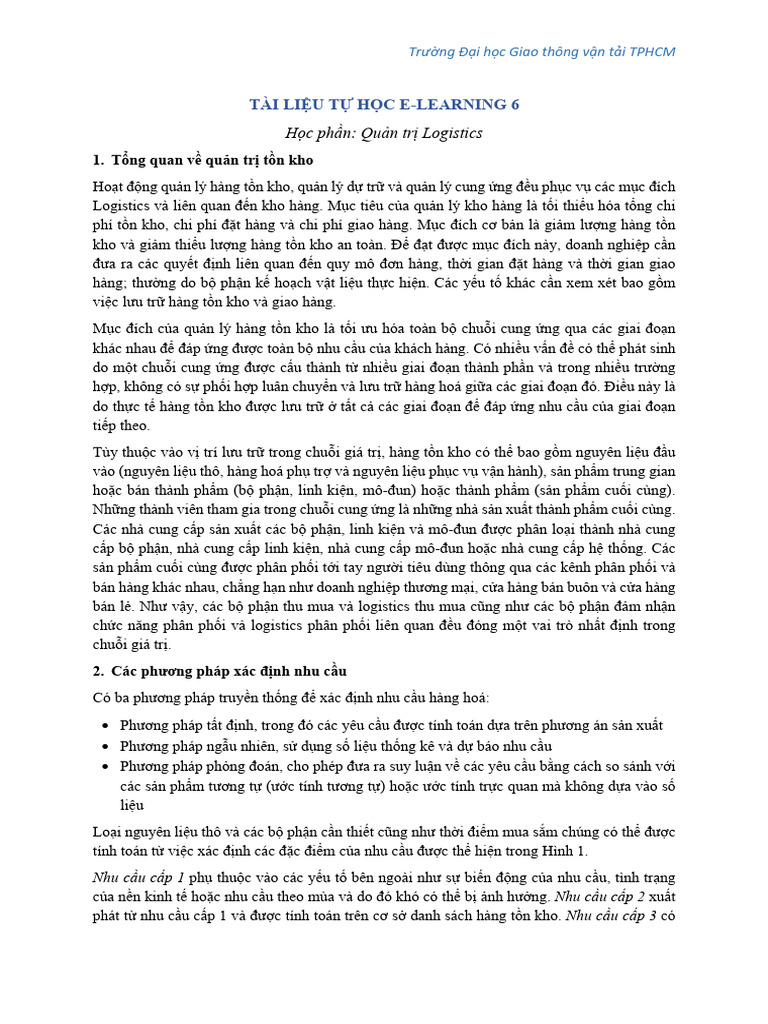 LoMa - E-Learning 6 | PDF