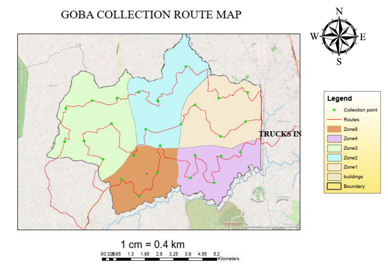 GOBA 2025 Collection Route Map | PDF | Cartography | Geographical ...
