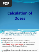 Dosage Calculation Cheat Sheet | PDF