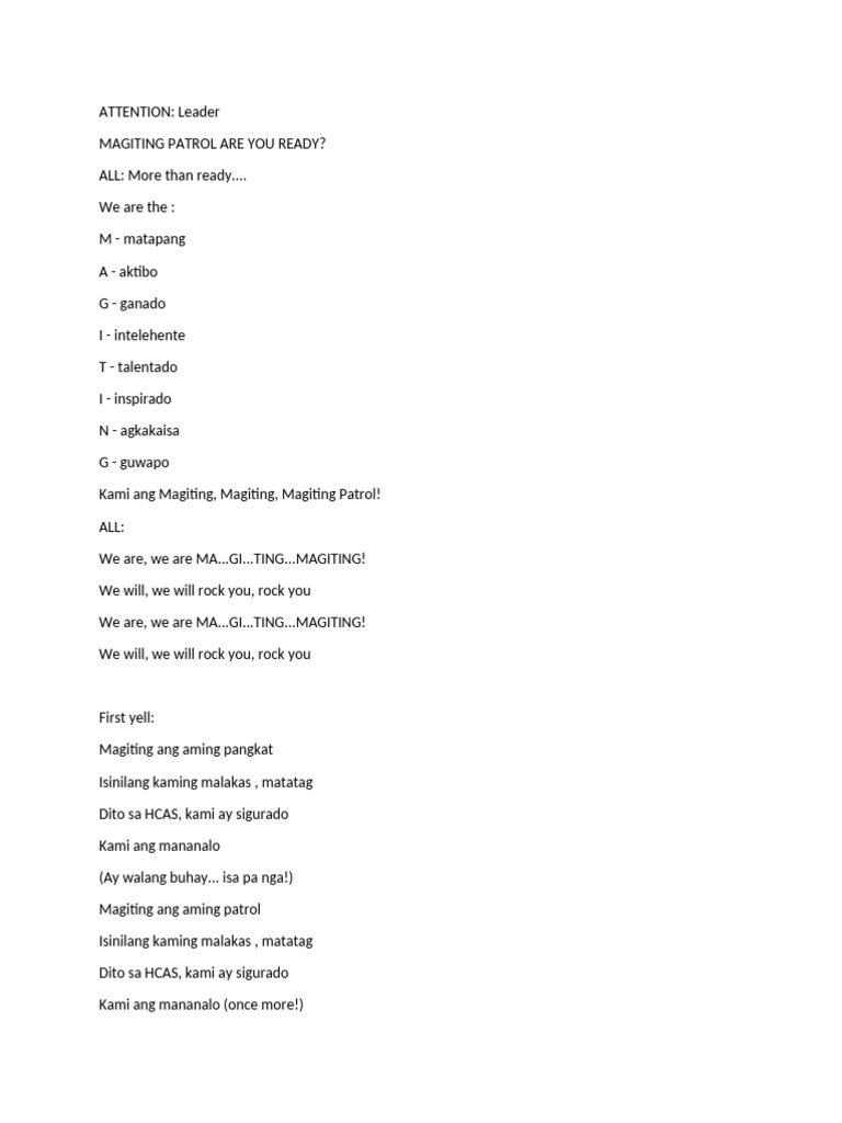 Yell | PDF