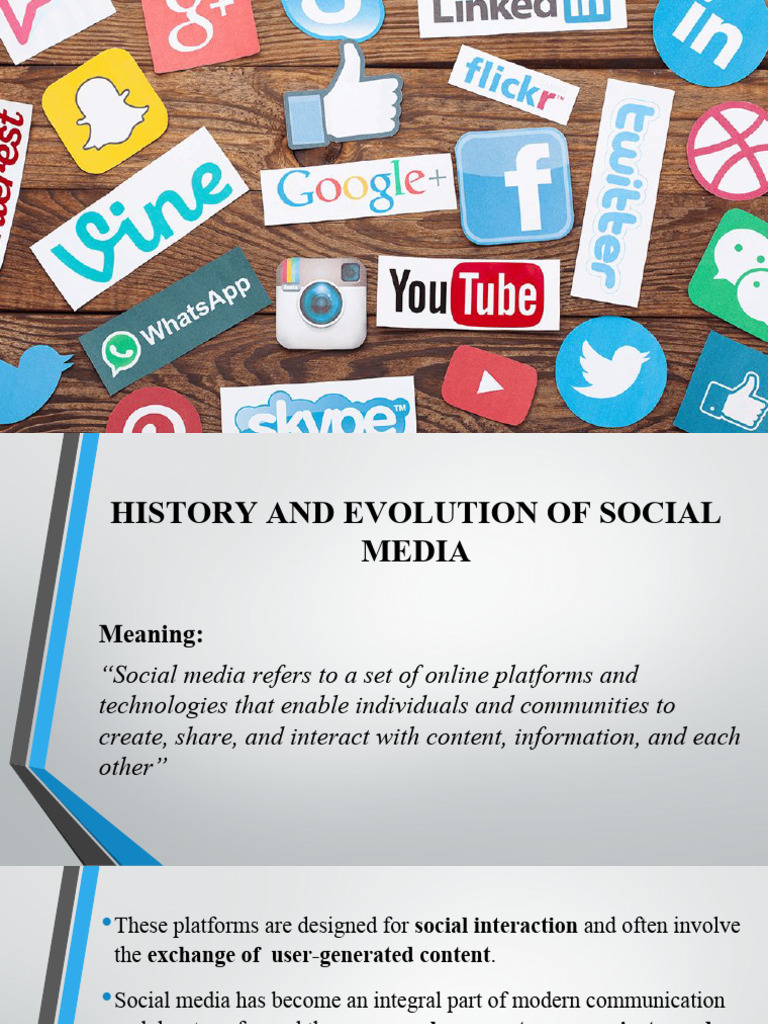 social media unit 1 evolution | PDF | Popular Culture & Media Studies ...