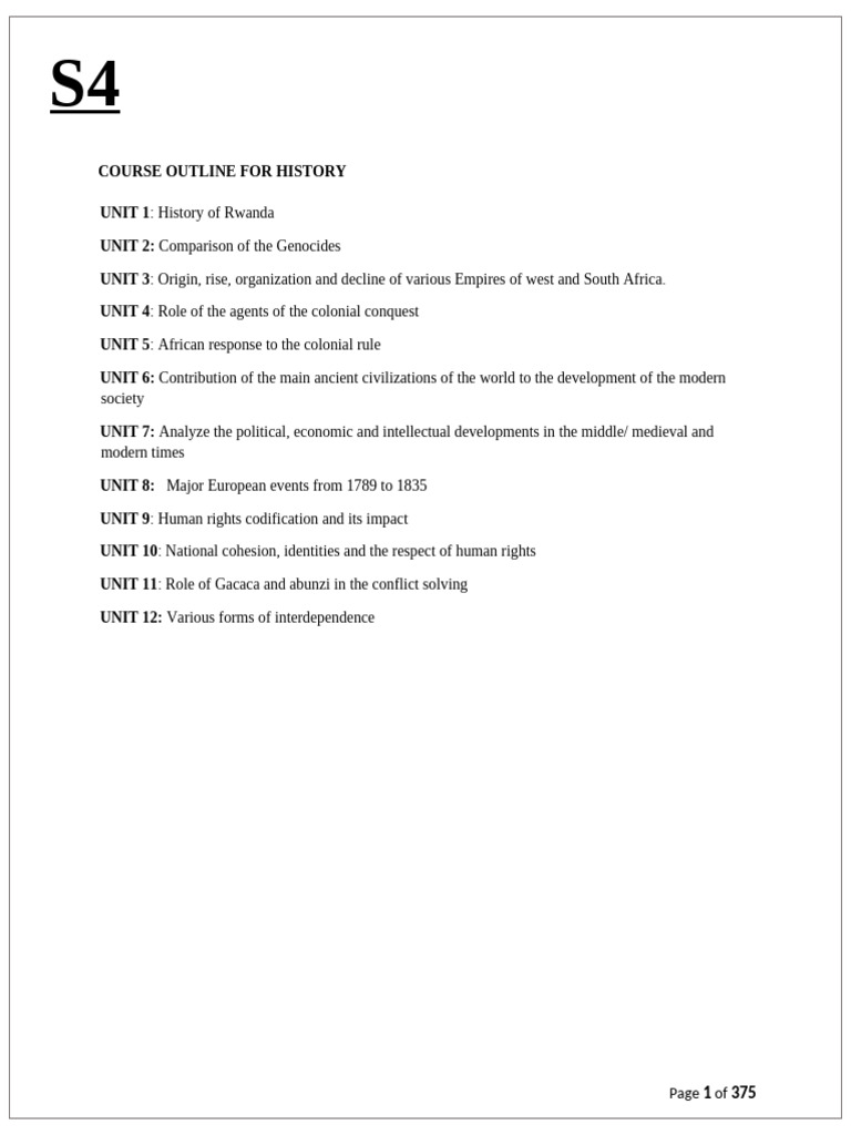 Hist S4,5&6 Heg | PDF | Rwandan Genocide | Hutu