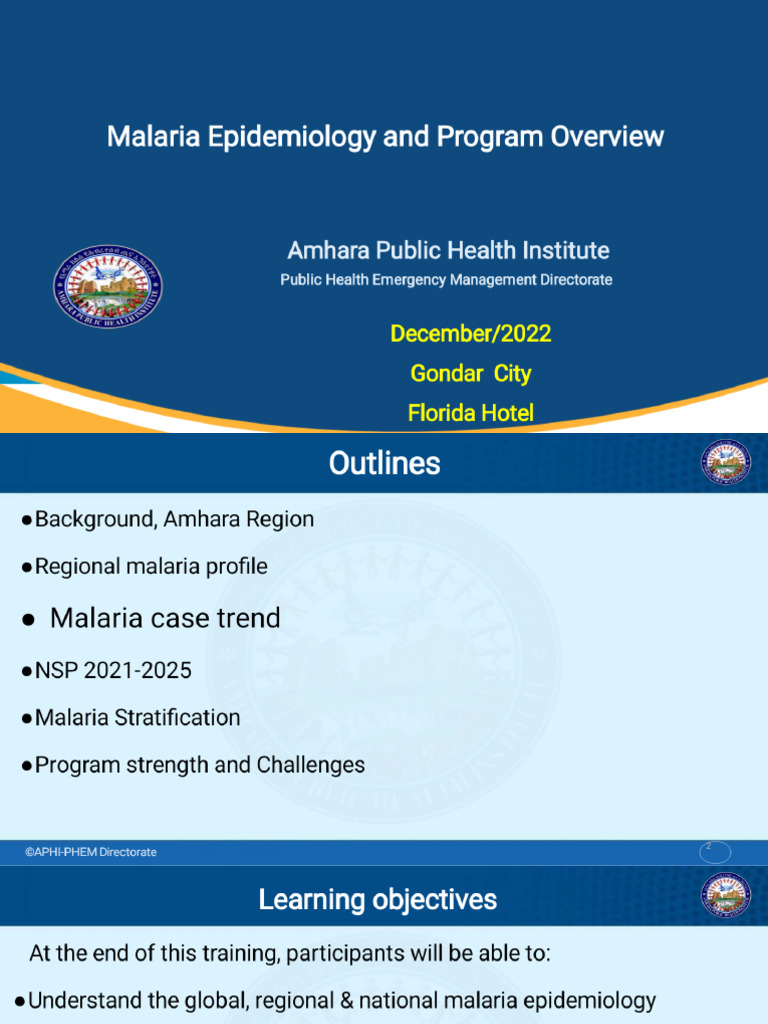Malaria Overview Dec 2022-1 | PDF