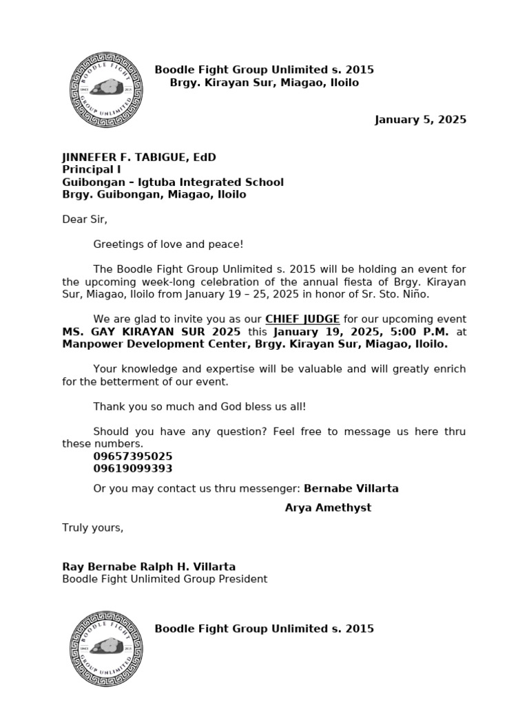 Letter to Judge | PDF