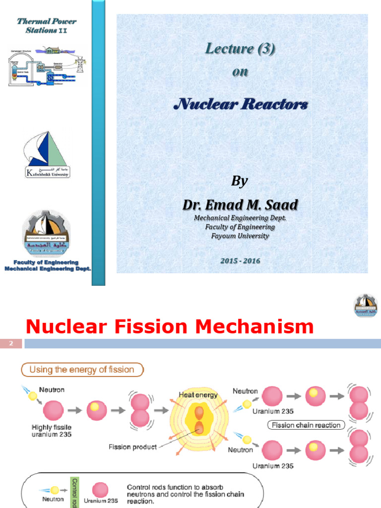 3- Nuclear Reactors | PDF | Nuclear Fuel | Nuclear Reactor
