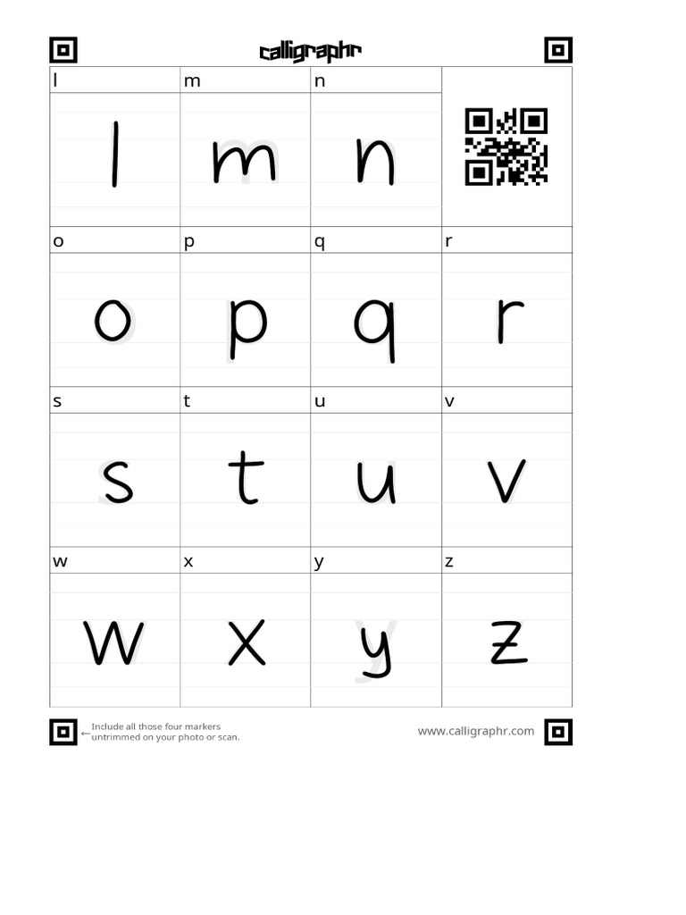 Calligraphr Template 3 | PDF