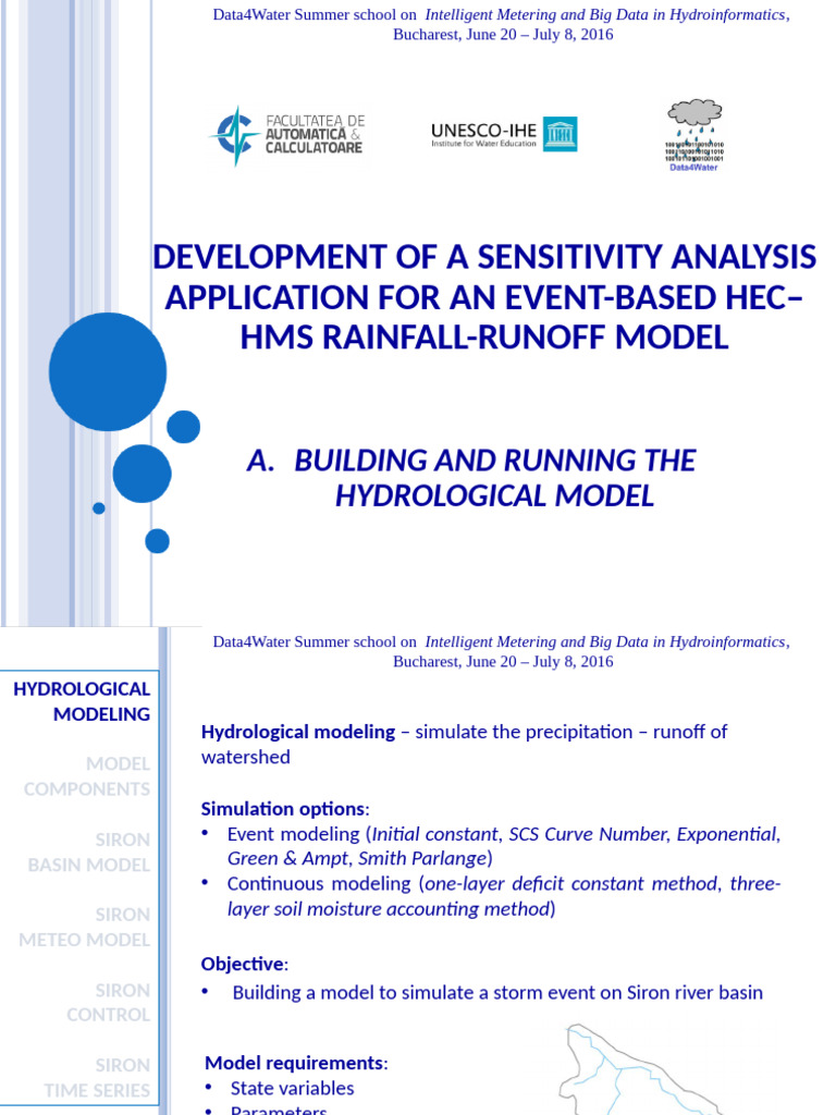 Hydroinformatics Summer School Report - Hydrology | PDF | Surface ...