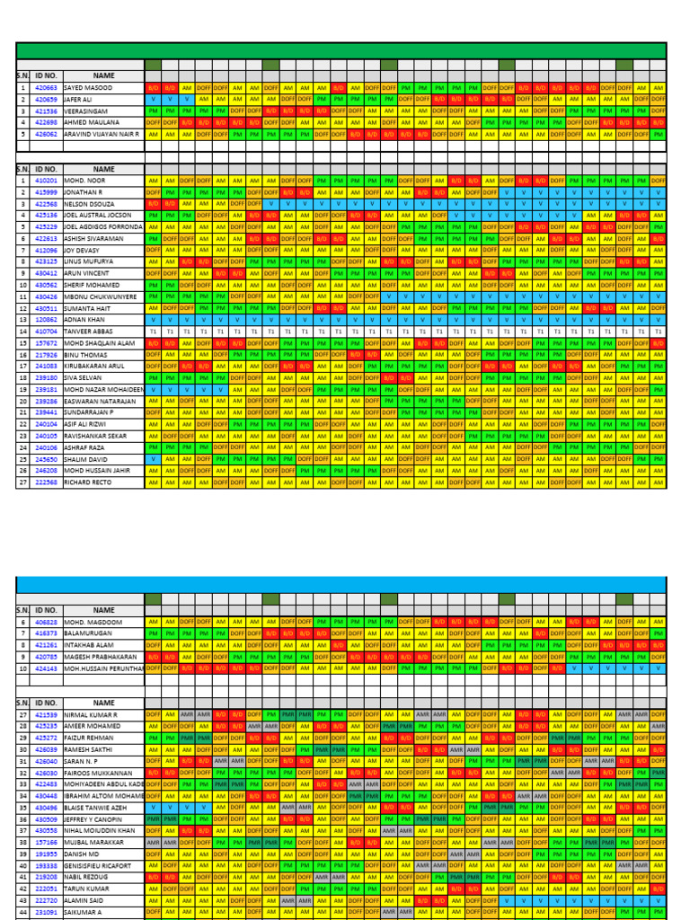 Elect - Rota December - 2024 | PDF