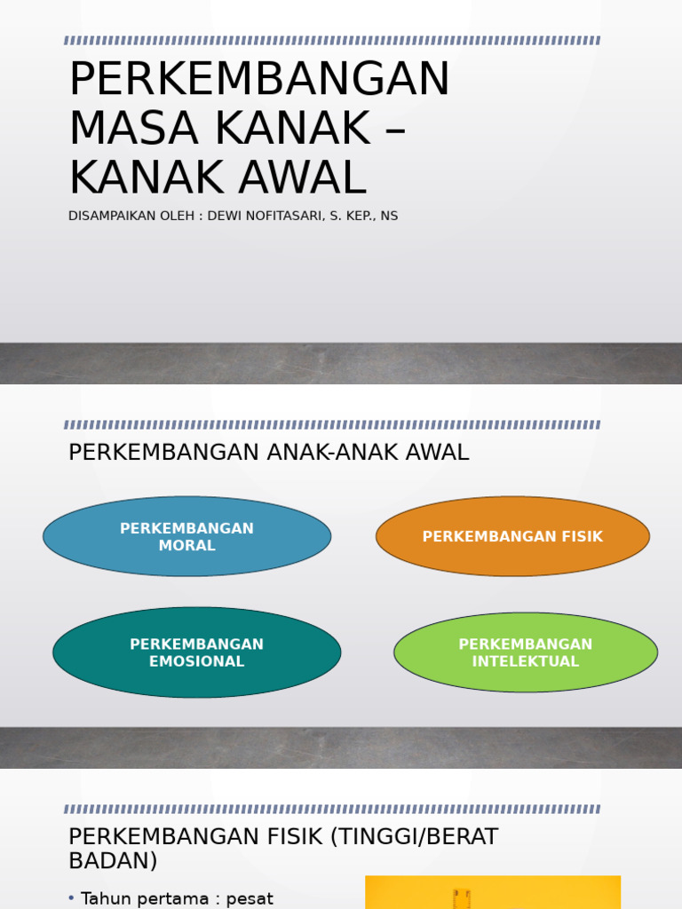 Perkembangan Masa Kanak - Kanak Awal | PDF