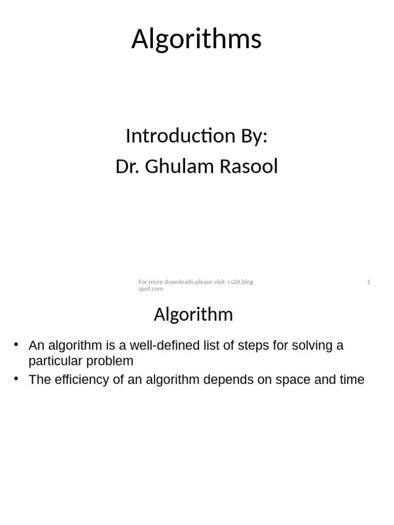 2 Algorithm | PDF