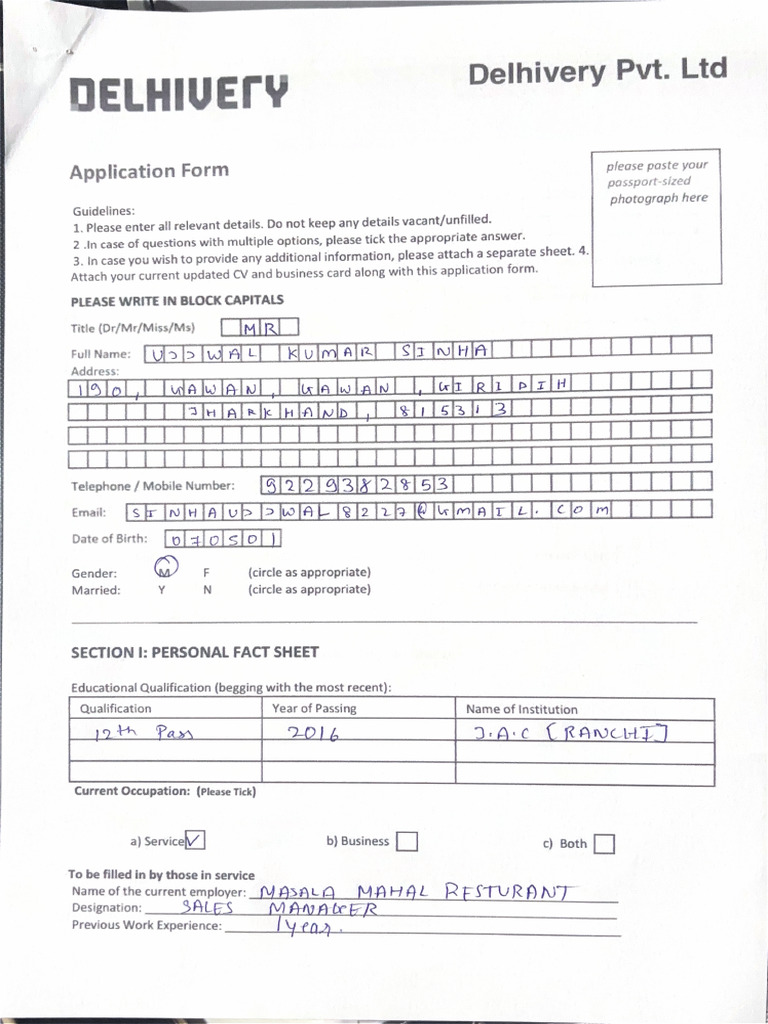 Delhivery Pvt. Ltd | PDF