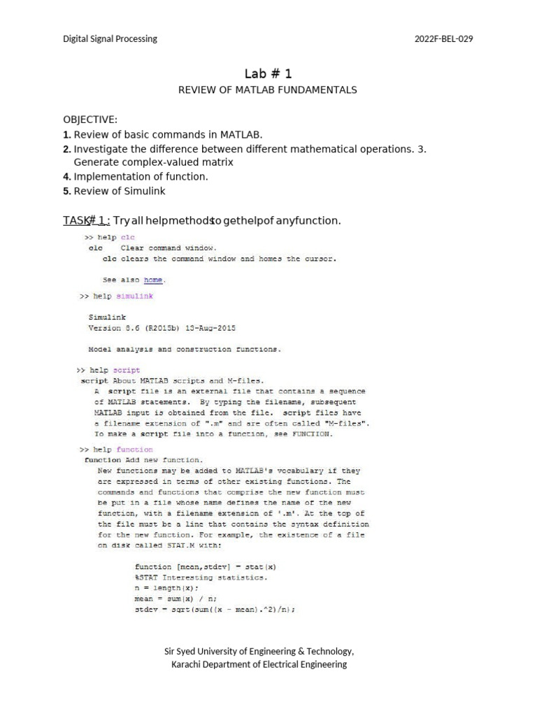 LAB Tasks Noor | PDF | Digital Signal Processing | Sampling (Signal Processing)