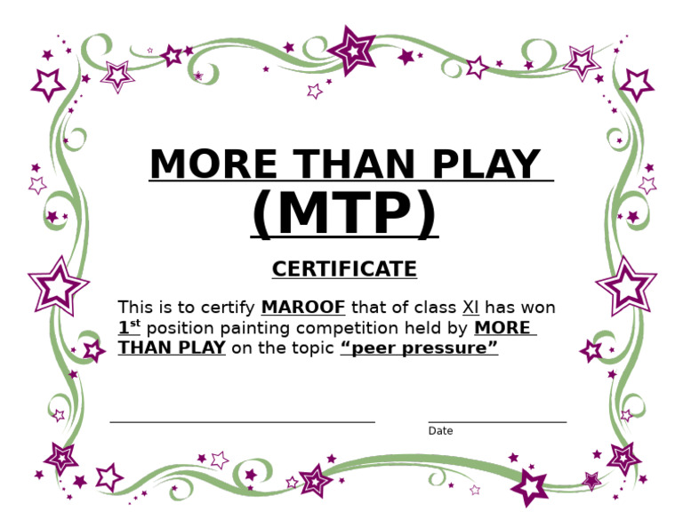 More Than Play | PDF