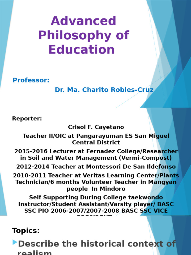 The Historical Concept of Realism | PDF | Learning | Realism (Arts)