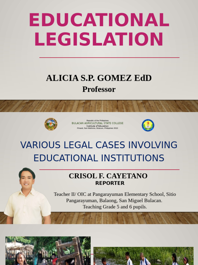 Educational Legislation | PDF | Sexual Harassment | Classroom Management