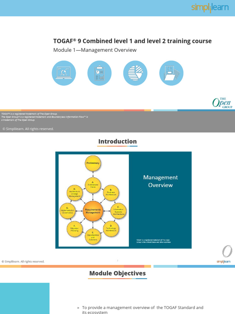 TOGAF V92 M1 Management Overview | PDF | Enterprise Architecture ...