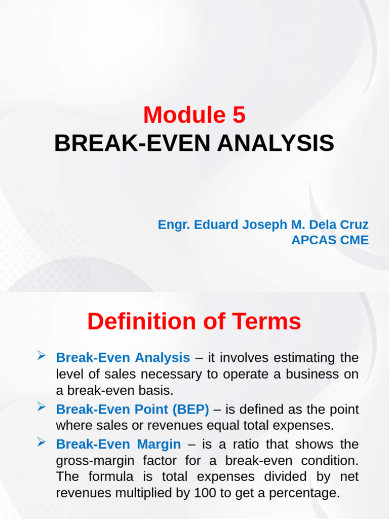 Engineering Economy Module 5 | PDF | Management Accounting | Economics