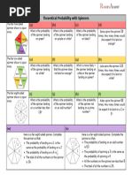 Spinner Probability Exercises and Solutions | PDF | Mathematics ...