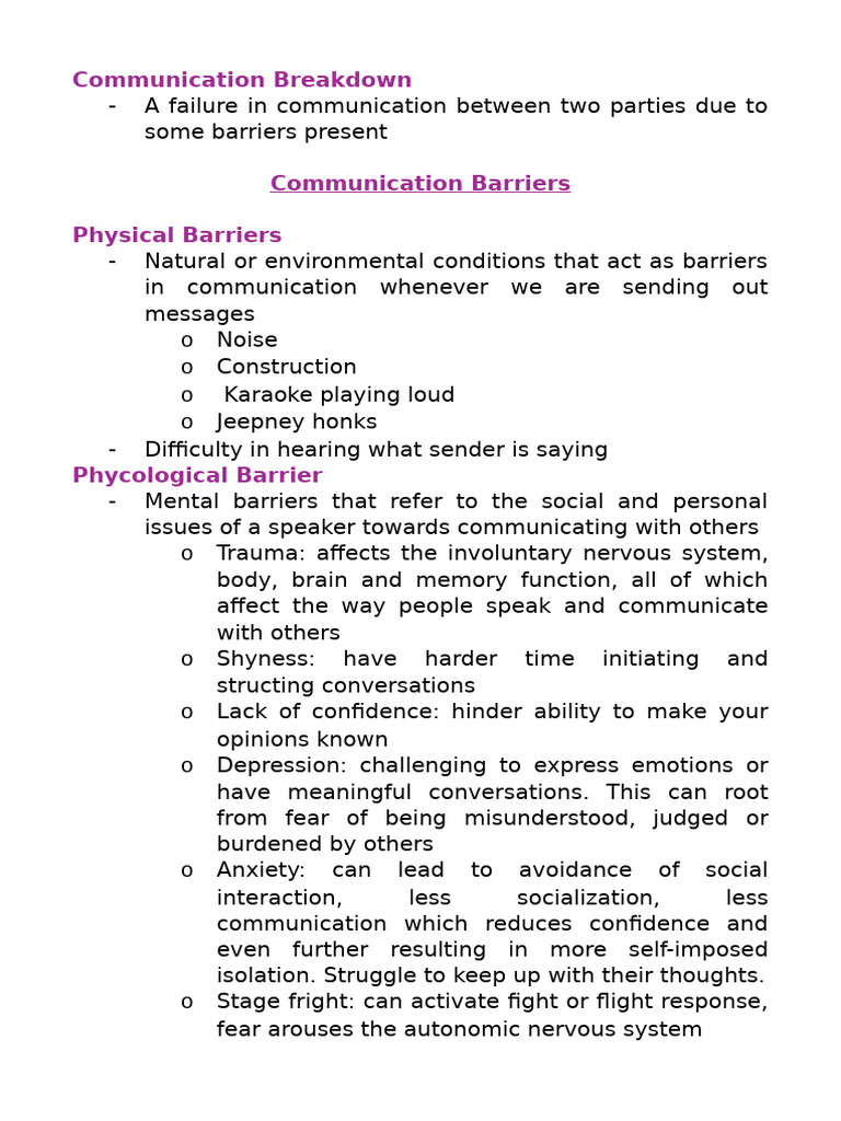 Communication Breakdown | PDF | Communication | Emotions