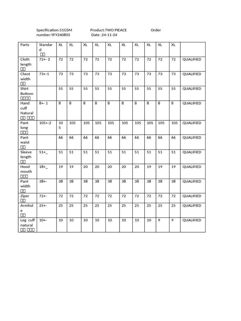 Coveral Finishing Report File 24-11-24 | PDF