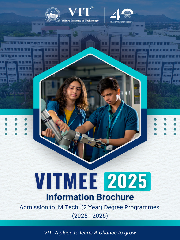 VITMEE 2025 Information Brochure | PDF