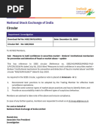NSE Circular | PDF | Business