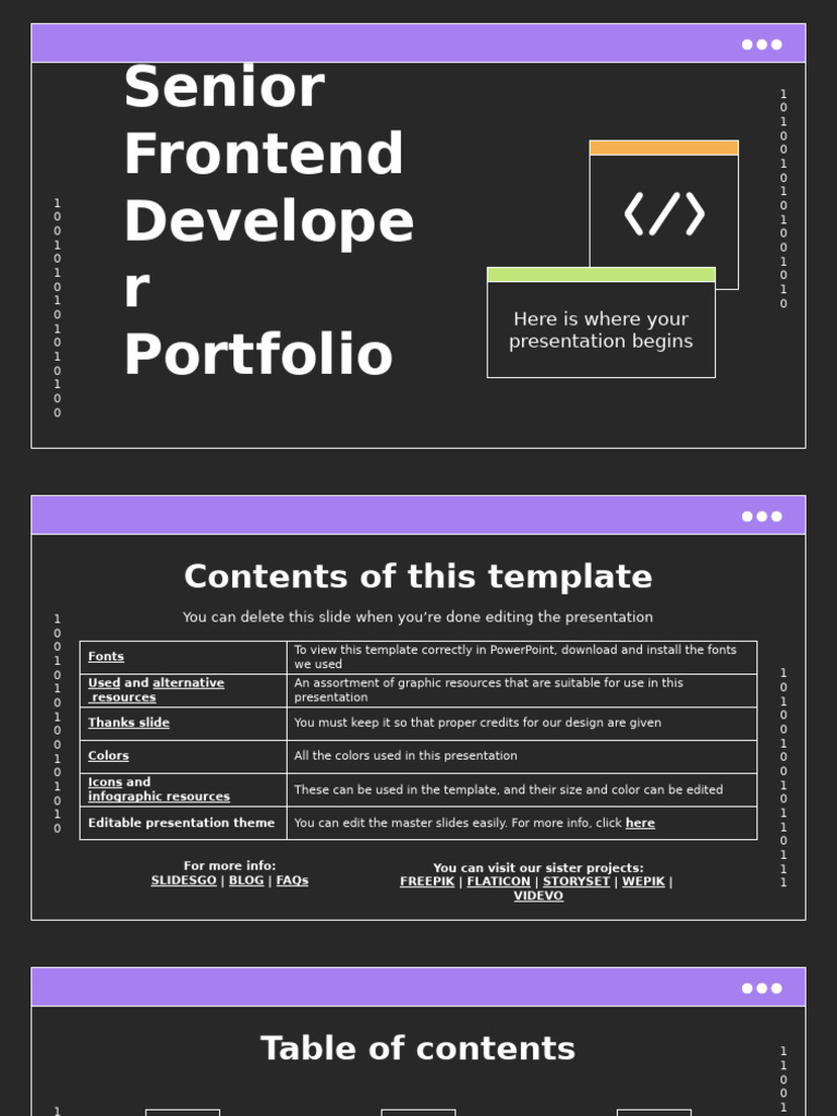 Senior Frontend Developer Portfolio | PDF | Leadership | Skill