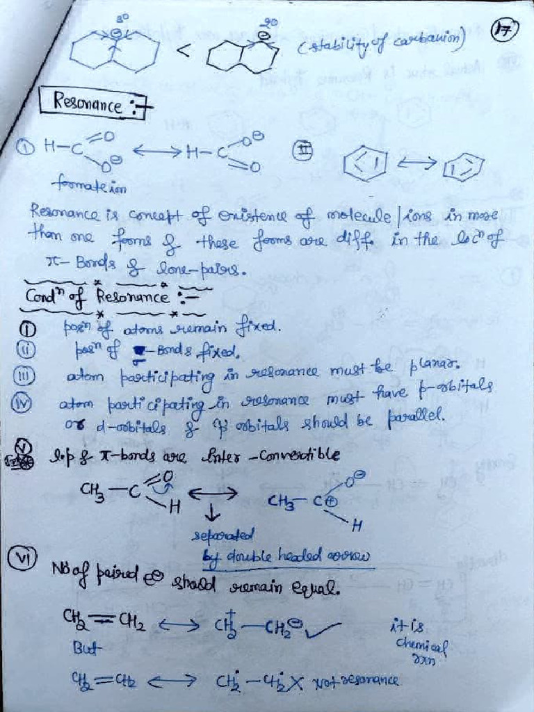 Chem Resonance class 11 | PDF