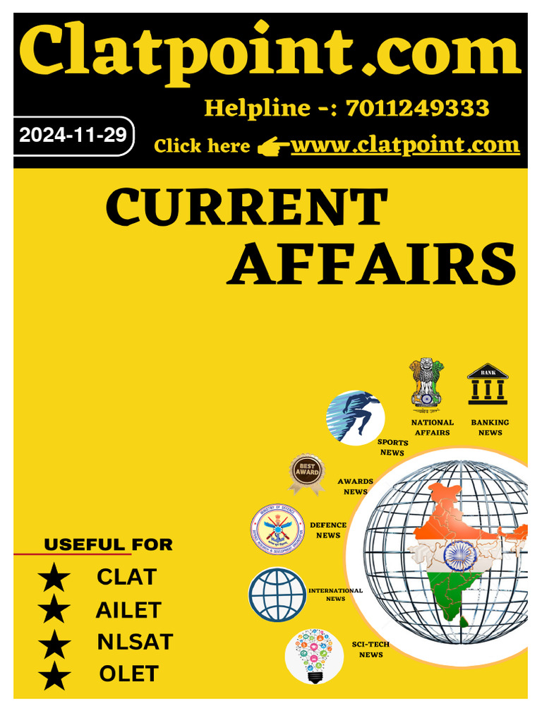 CLAT POINT-2024-11-29 | PDF
