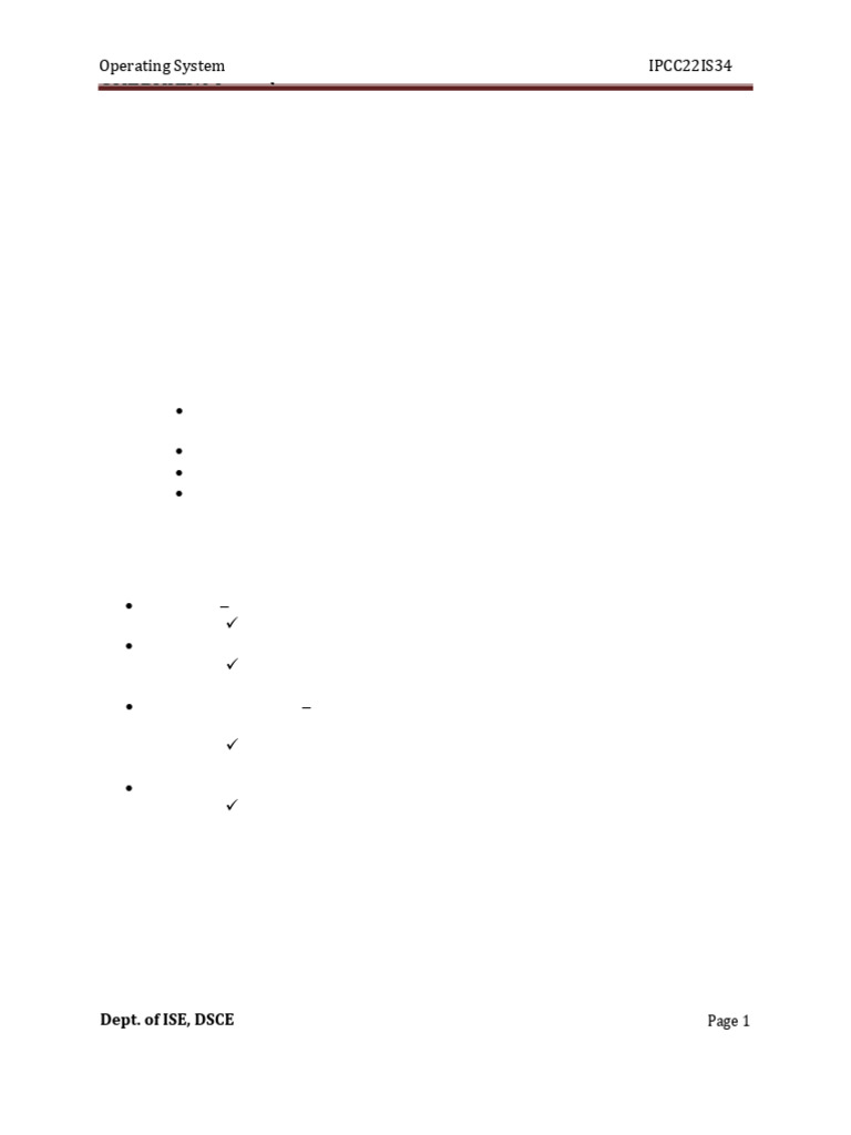 m1 | PDF | Operating System | Kernel (Operating System)