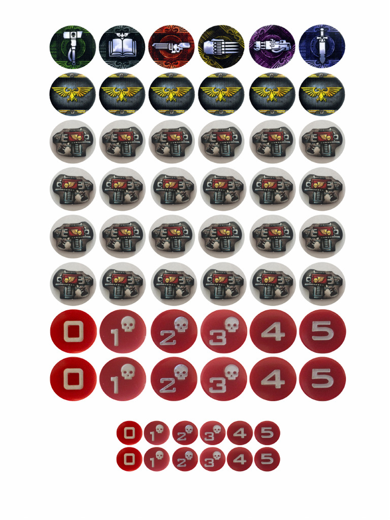 Tokens & Dice Space Hulk Death Angel 25mm | PDF