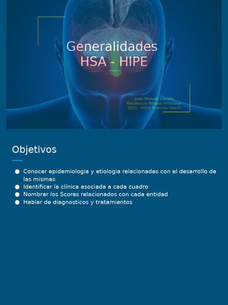 Generalidades Hsa e Hice | PDF | Enfermedades y trastornos | Sistema cardiovascular