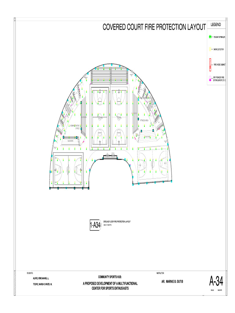 Fire Protection Layout - Pugad | PDF | Bathing | Leisure Activities