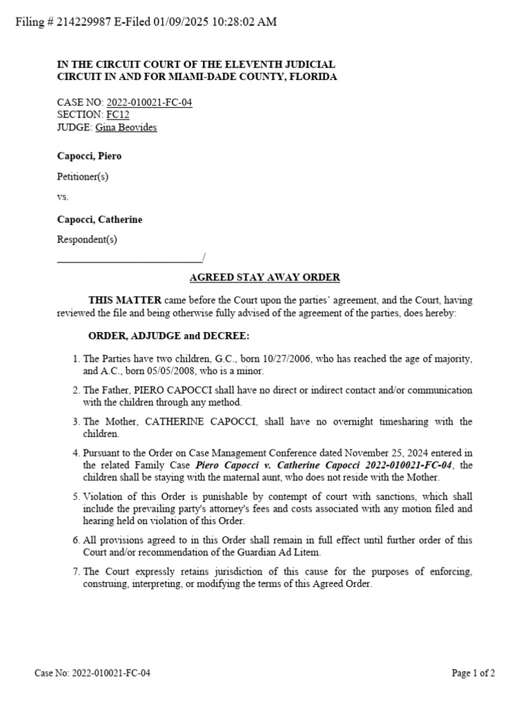 214229987 Agreed Order | PDF | Political Law | Public Law