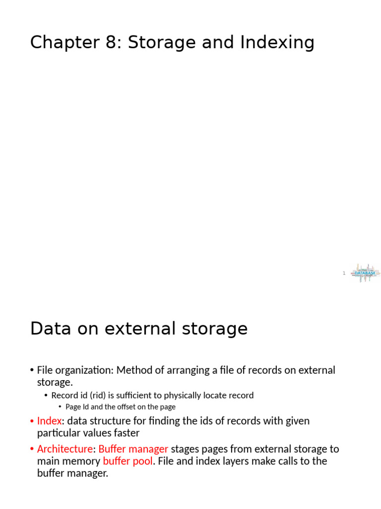 Chapter 8 Indexing NEW | PDF | Database Index | Information Science