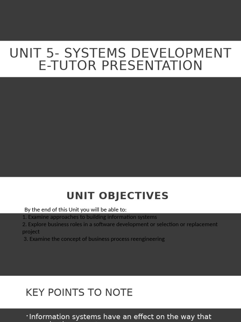 Unit 5 Presentation | PDF | Computing | Information Technology Management
