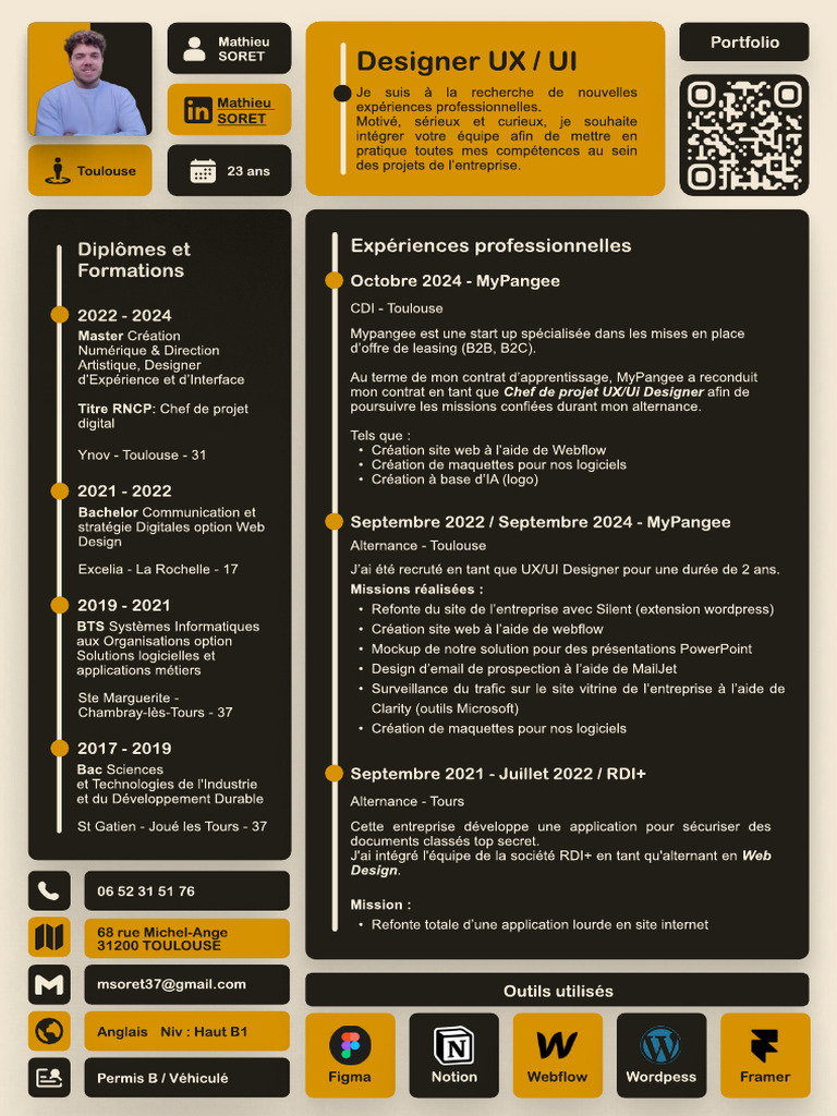 CV - Mathieu SORET | PDF