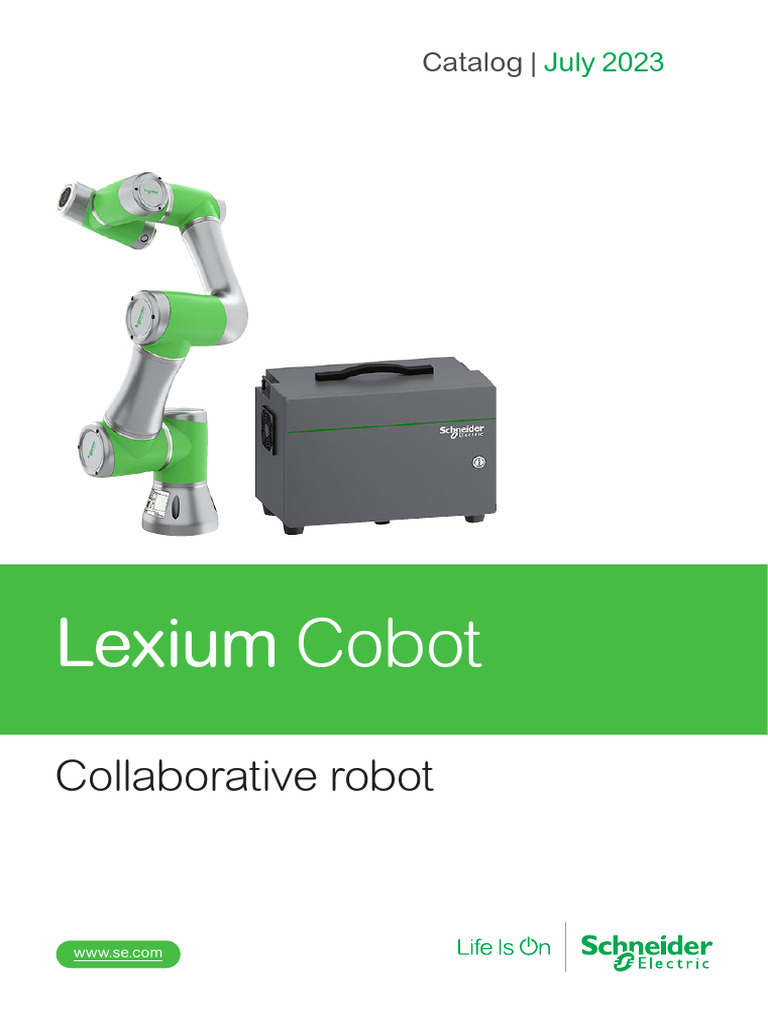 Lexium Cobot: Collaborative Robotics Solutions | PDF | Robot | Robotics