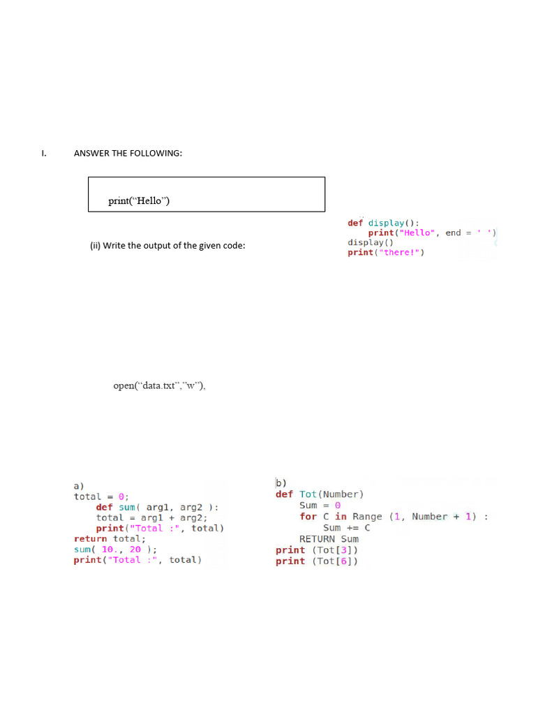 CT 3 CS | PDF | Computer Program | Programming