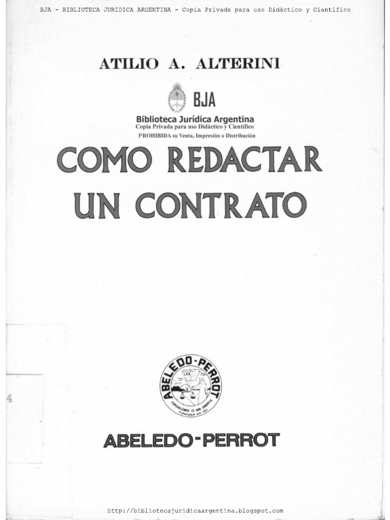 Redactar Contratos | PDF