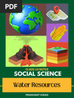 Class 10 Geography Water Resources Notes | PDF