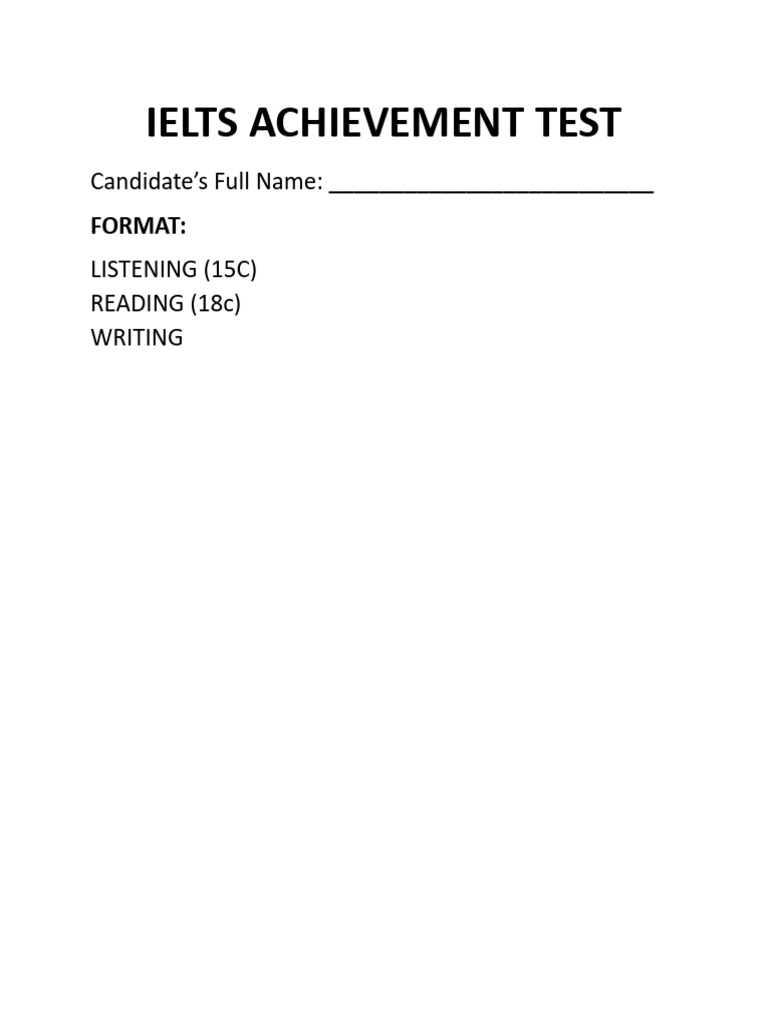 IELTS Test Prep Guide | PDF