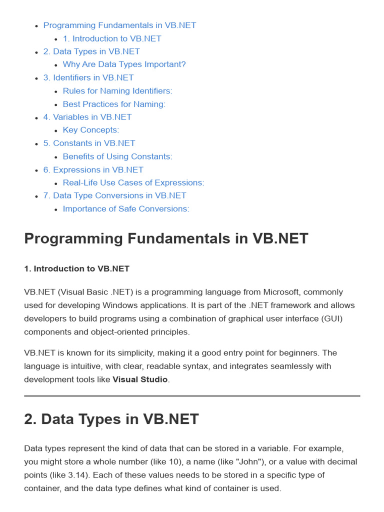 CIT-0112-LECTURE | PDF | Data Type | Variable (Computer Science)