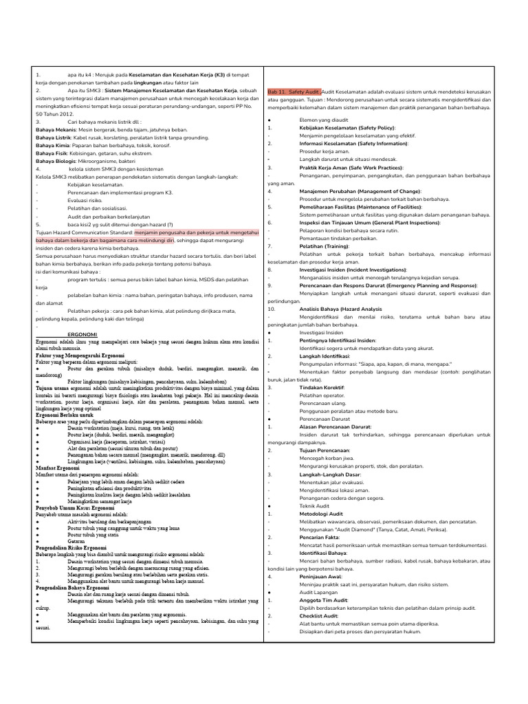 Faktor Yang Mempengaruhi Ergonomi | PDF