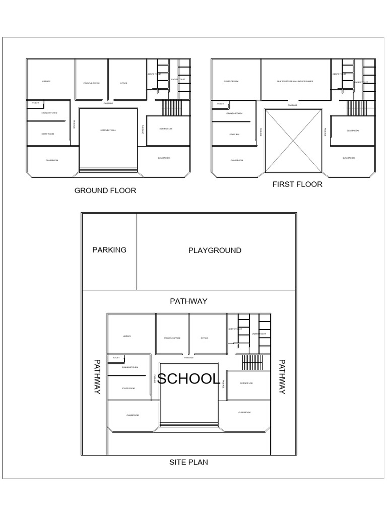 MUAVIN SCHOOL PLAN | PDF | Buildings And Structures