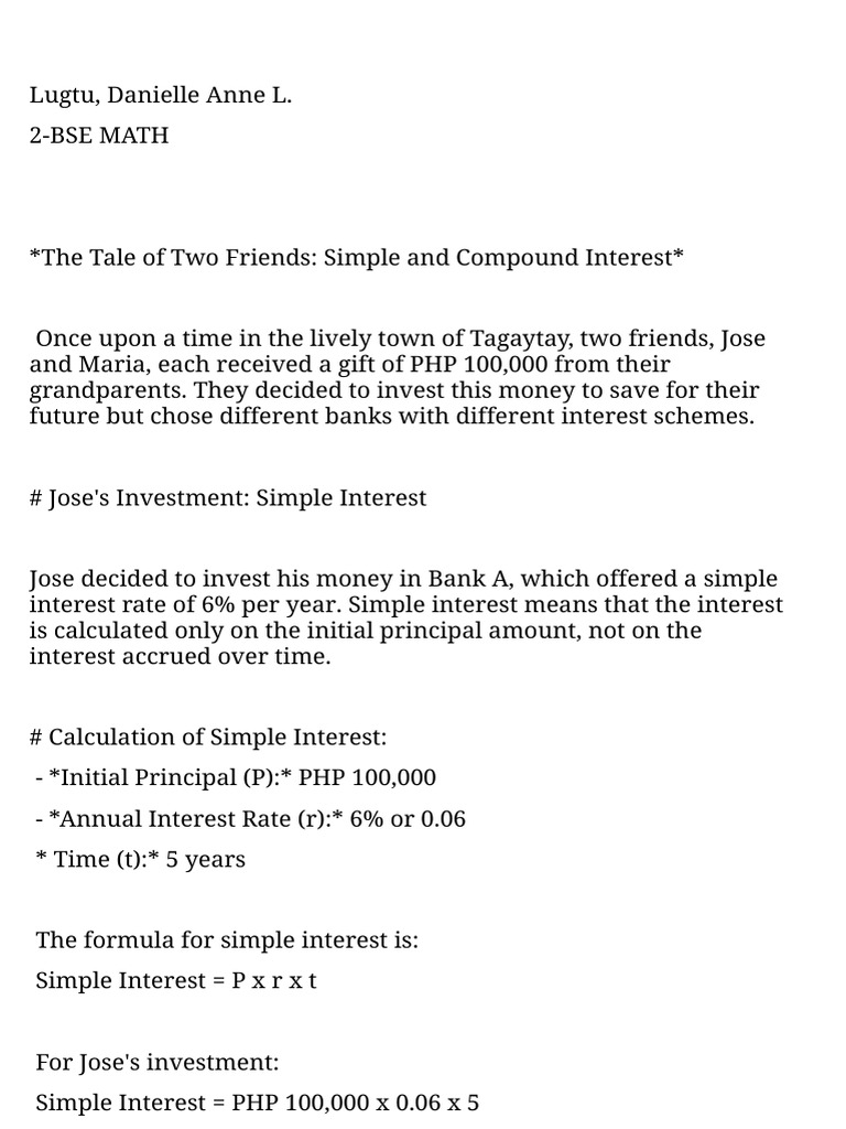 PDF File MATHEMATICS OF INVESTMENT | PDF