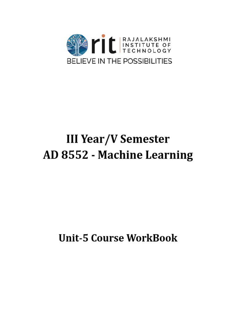 Unit 5 | PDF | Computer Vision | Deep Learning