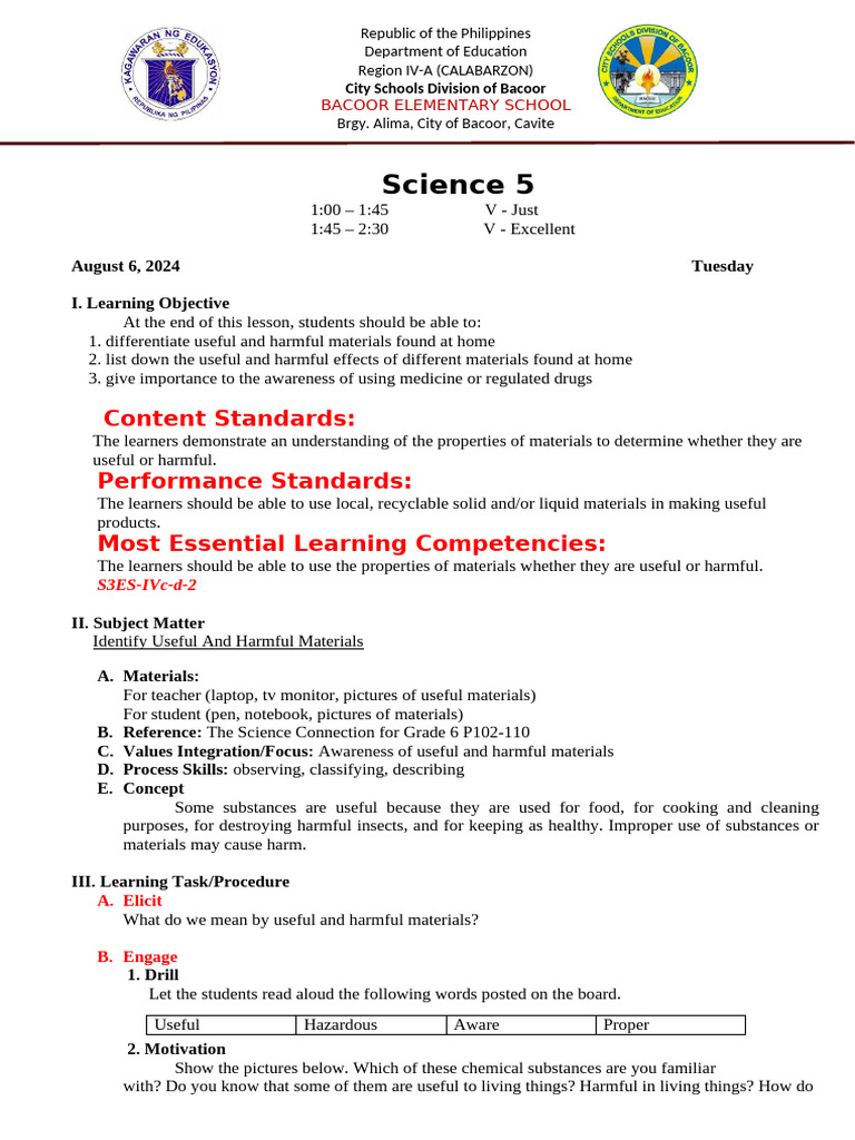 SCIE-Q1-W2 | PDF | Ductility | Learning
